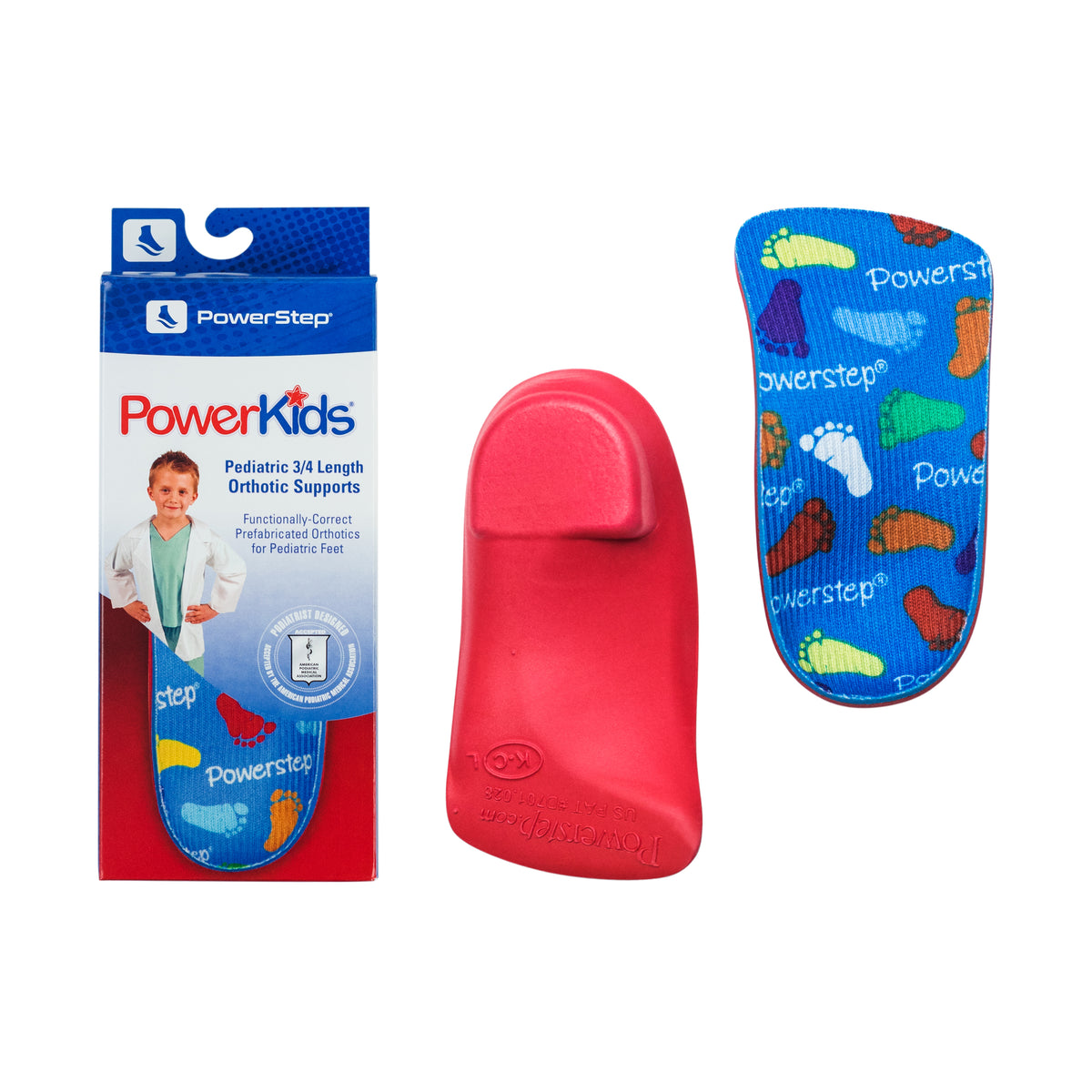 Powerstep® Powerkids® Arch Supporting Orthotic 3/4 Insoles – Kaiser ...