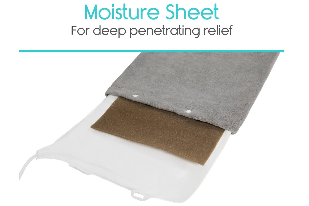 how does a moist heating pad work
